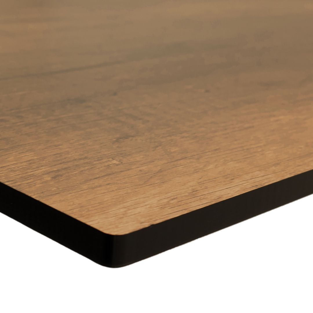 Walnut Square 600mm Compact Table Top | Cafe Furniture Melbourne